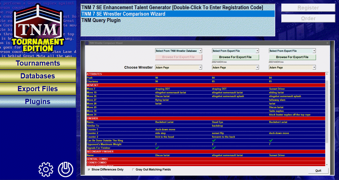 TNM7.COM - Home Of The Wrestling Simulator